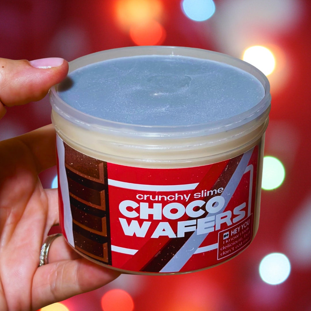 Choco Wafers Crunchy Wax Slime Candy Themed Slime Crunchy Textured ...