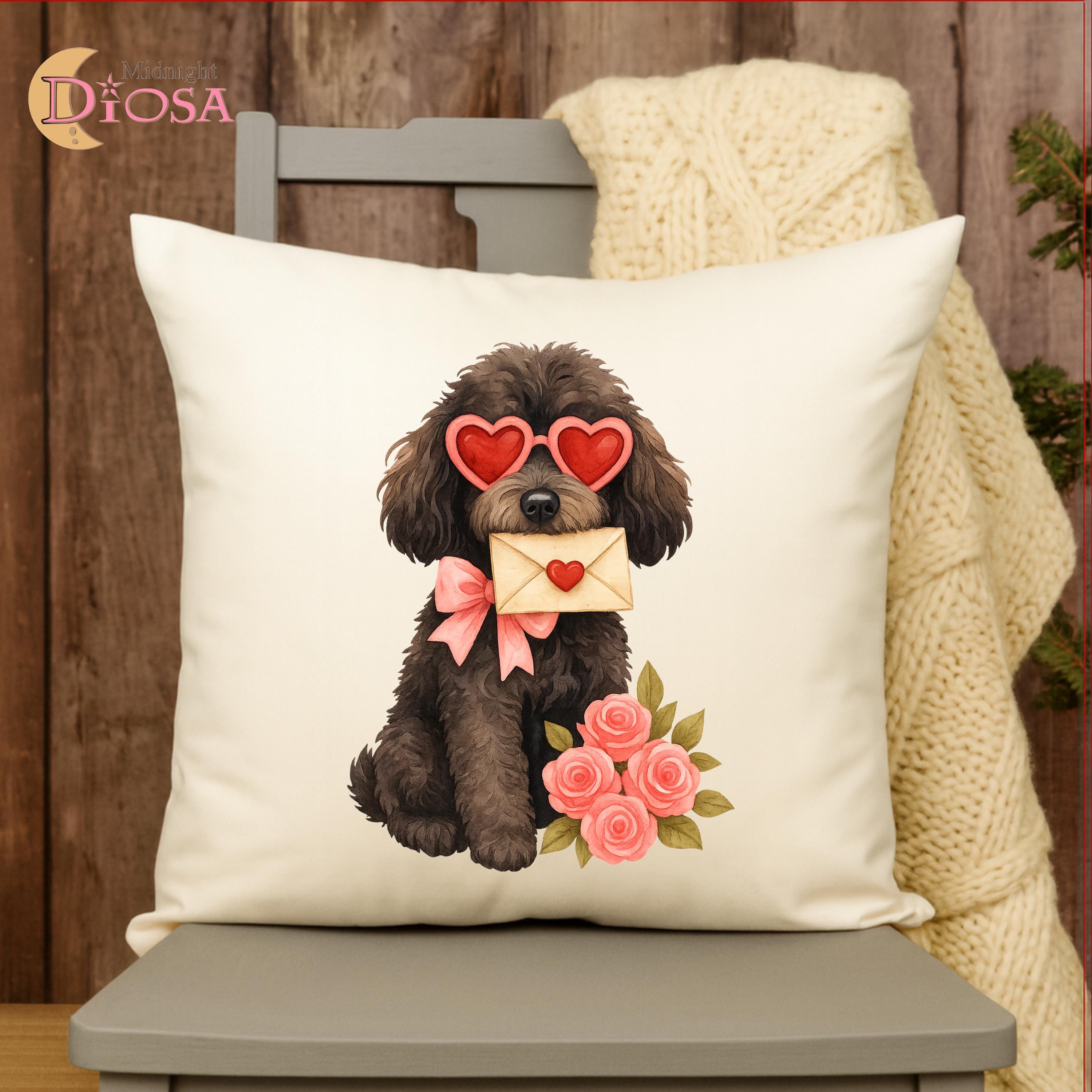 Cute Poodle With Heart Glasses SVG PNG, Lovable, Valentines, Dog Lover ...
