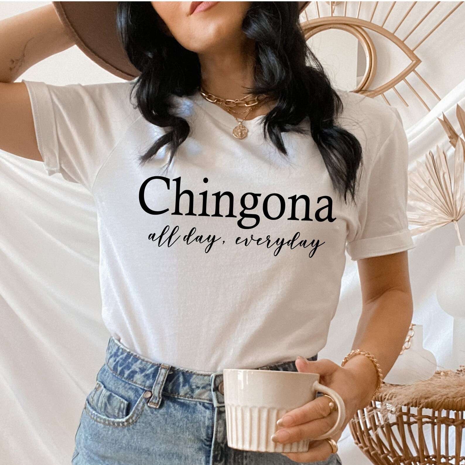 Chingona All Day Everyday SVG PNG, Spanish, Latin, Chingona, Boss Babe ...