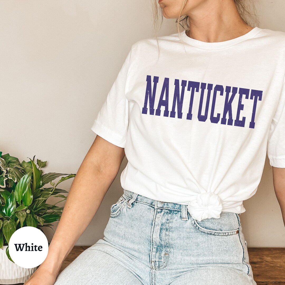Nantucket Shirts Nantucket MA Shirt Boston MA Oversizded Shirt Crewneck ...