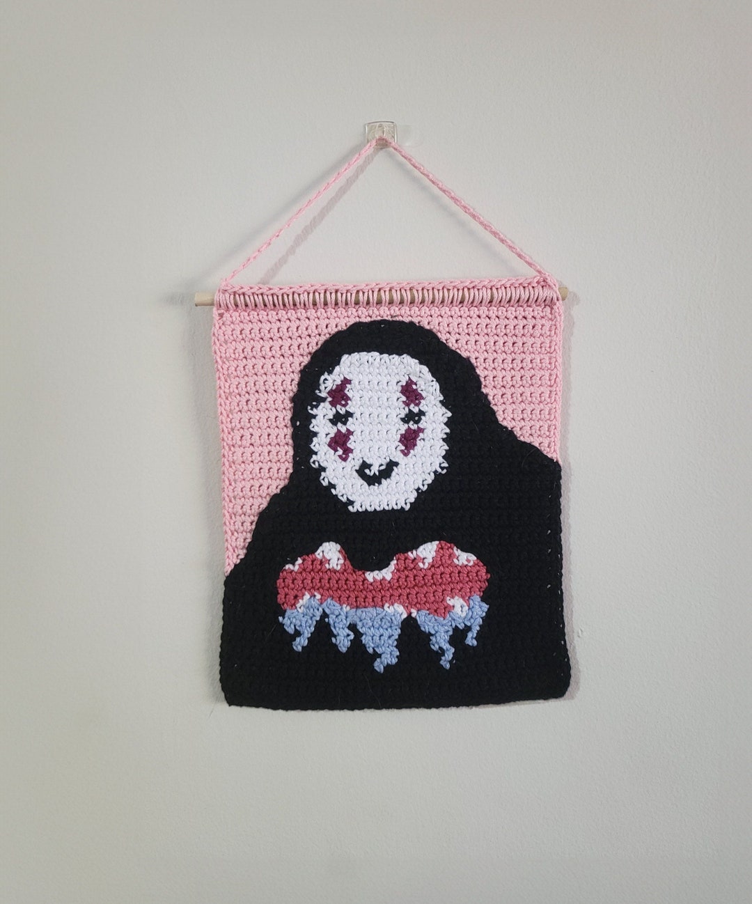 Noface Crochet Tapestry DIGITAL PATTERN Pdf / Studio Ghibli / Spirited ...