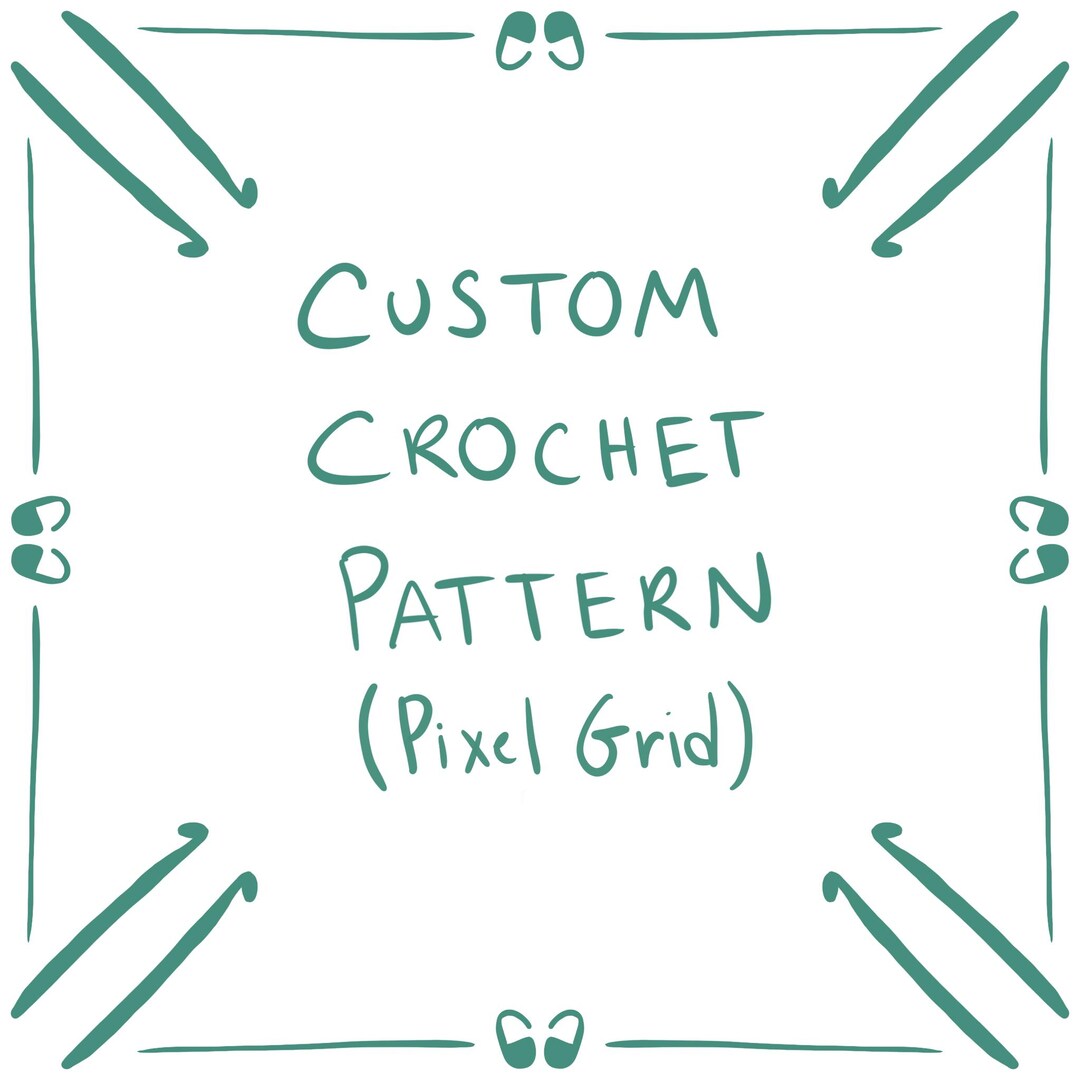 Custom Crochet Pattern (pixel Grid) - Etsy