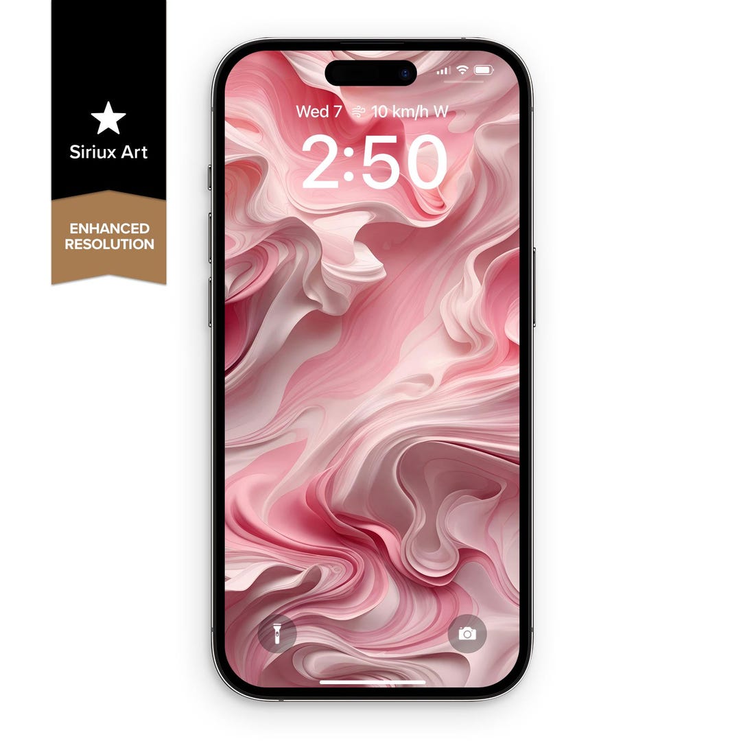 Pink Swirl Phone Wallpaper: Trendy Abstract 3D Texture (digital ...