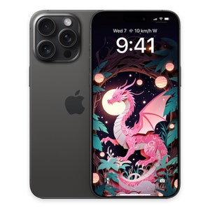 Dragon Pink Papercraft Phone Wallpaper, Mythical Beast Paper Fold Cut ...