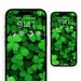 IPhone Wallpaper Plant Clover Leaf Ios Phone Lock Screen Lucky Green ...