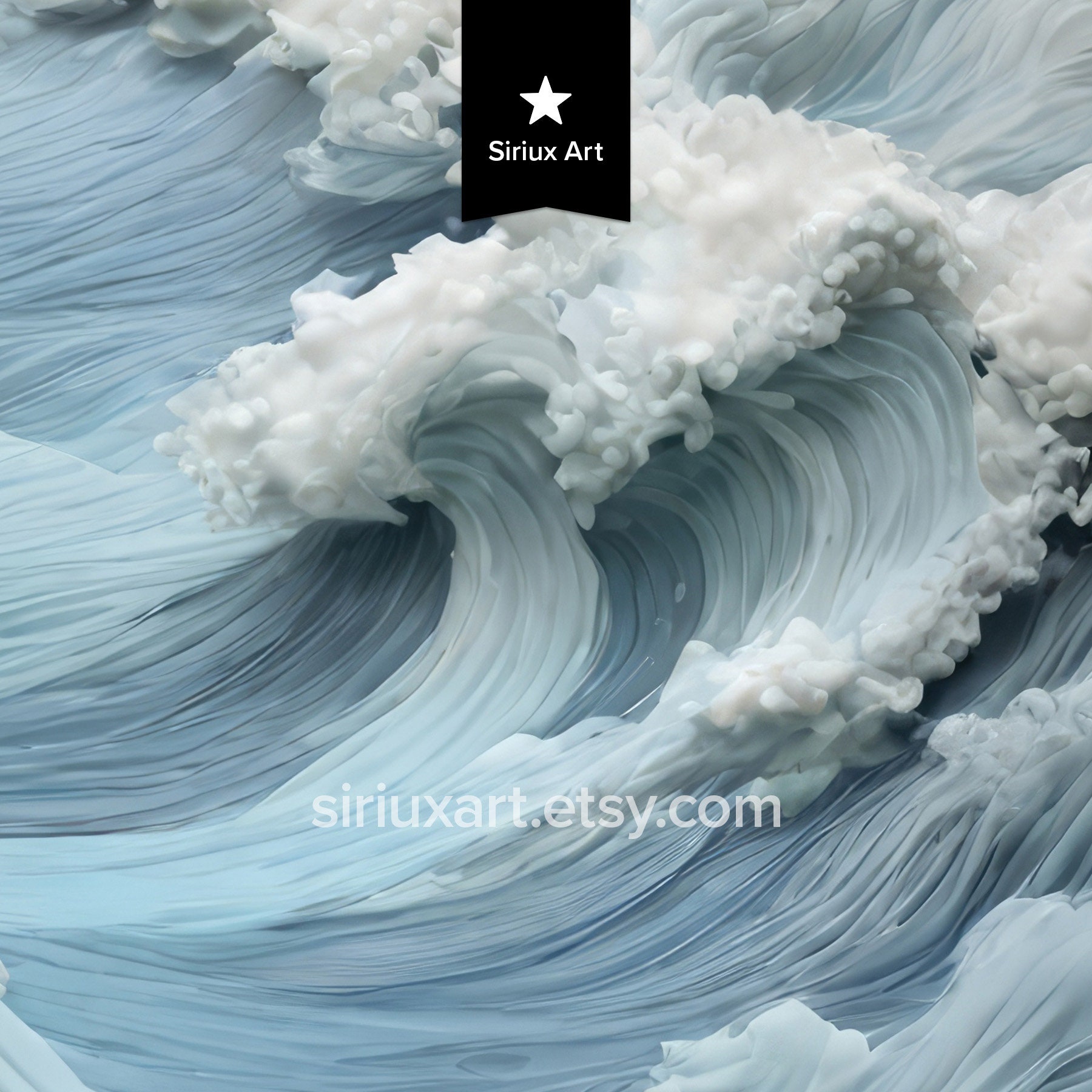 Ocean Wave Sculpt Wallpaper Apple Device Set, Sea Splash Background ...