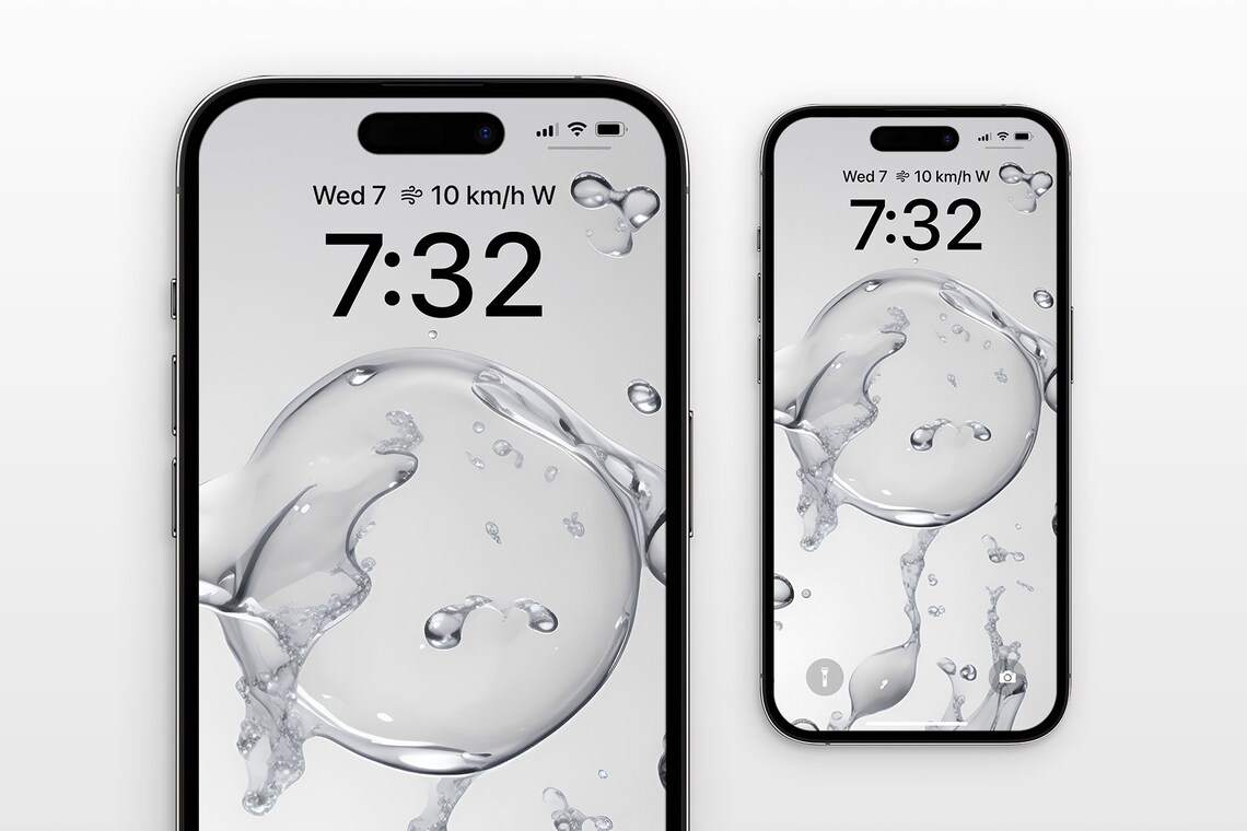 Crystal Clear Bubble iPhone Wallpaper Water Abstract Natural - Etsy