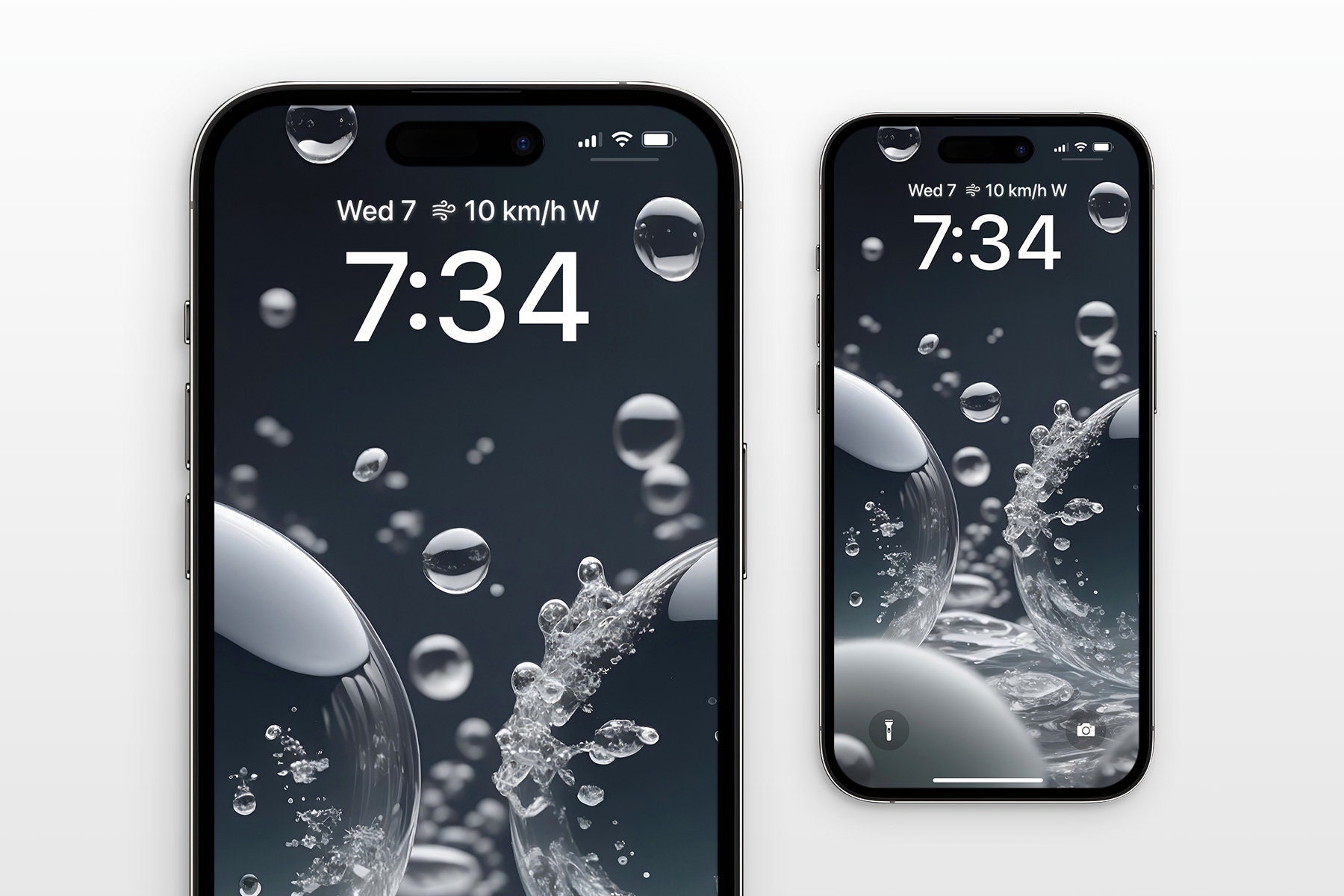 Crystal Clear Bubble iPhone Wallpaper Water Abstract Natural - Etsy