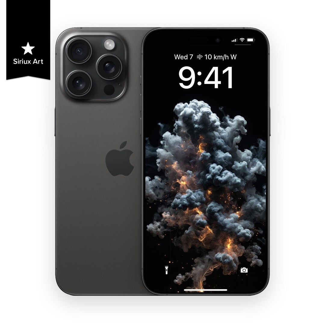 Cosmic Black Titanium Phone Wallpaper, Smog Stellar Formation Material ...