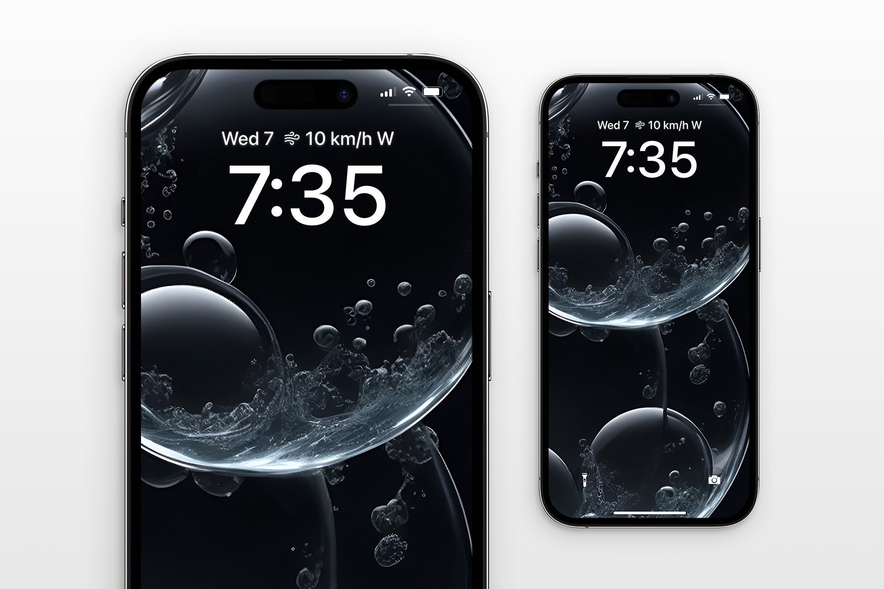 Crystal Clear Bubble iPhone Wallpaper Water Abstract Natural - Etsy