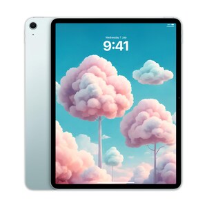 Fluffy Cloud Trees Wallpaper iPad Tablet, Sky Floating Cloud Tree ...