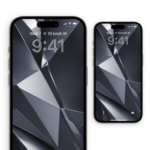 IPhone 15 Pro Max Blue Titanium 4K Wallpaper 3D Geometric Art ...