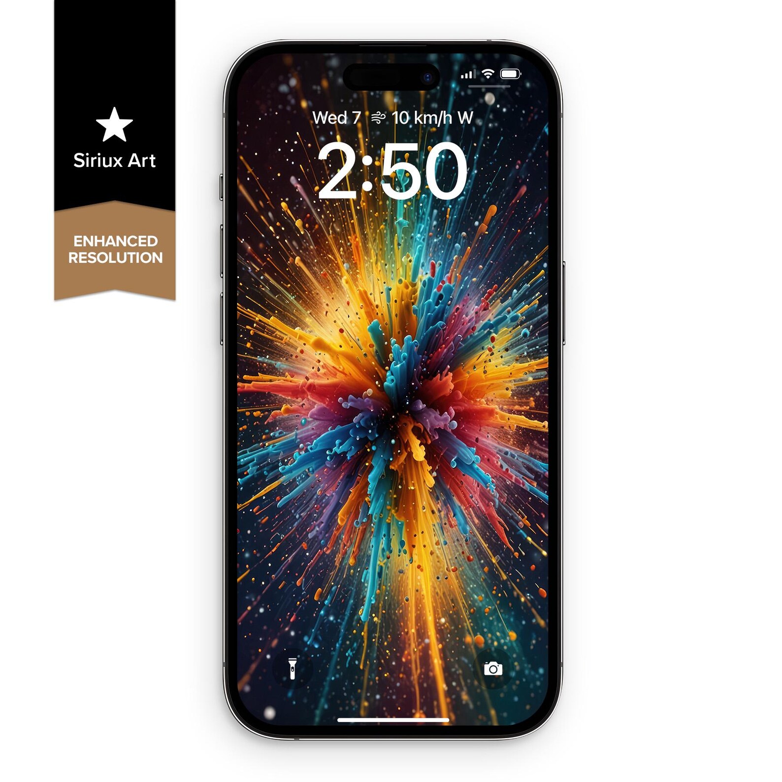 Color Burst Phone Wallpaper | Multicolor Creative Aesthetic | Colorful ...