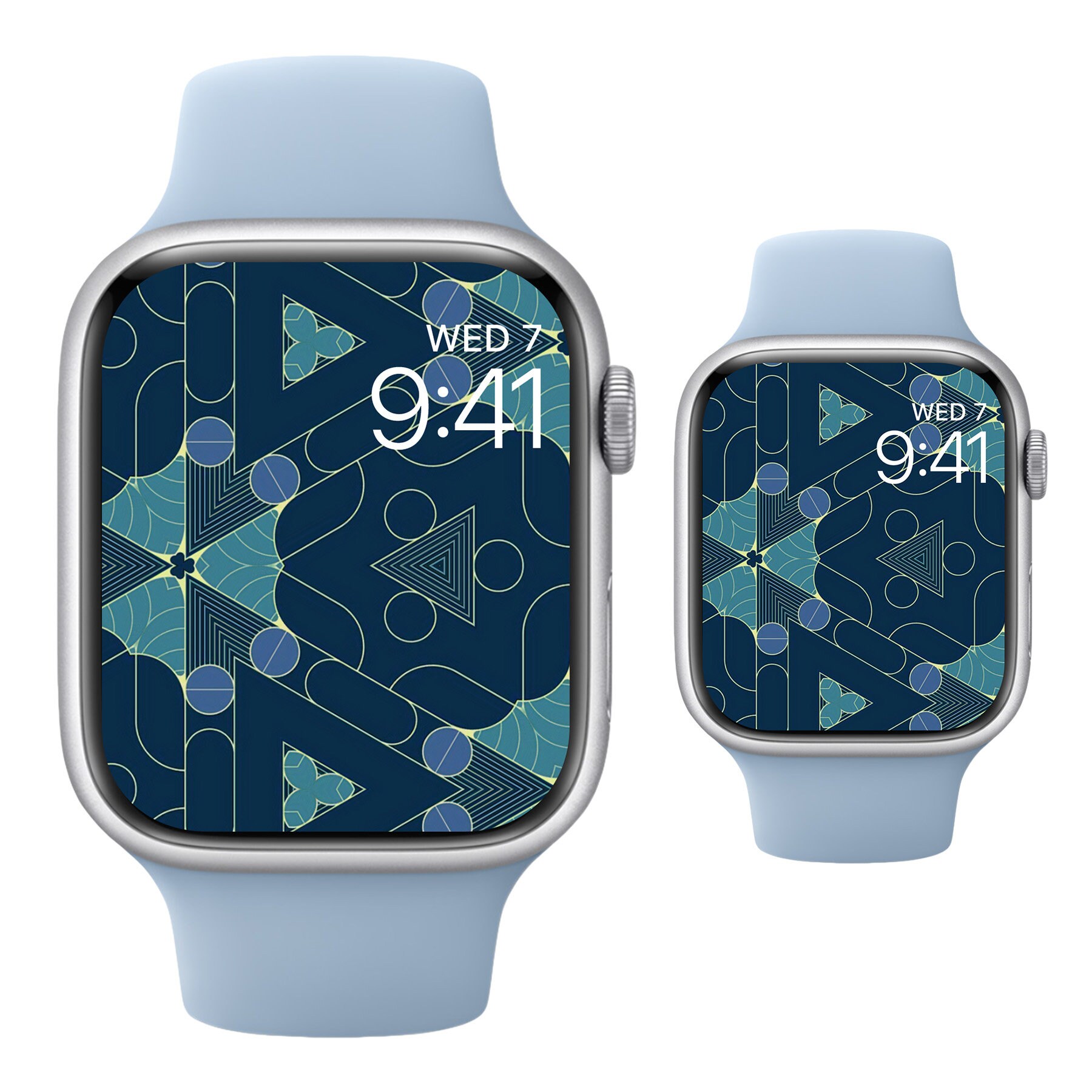 Geometric Line Pattern Apple Bundle Wallpaper, Modern Stylish ...