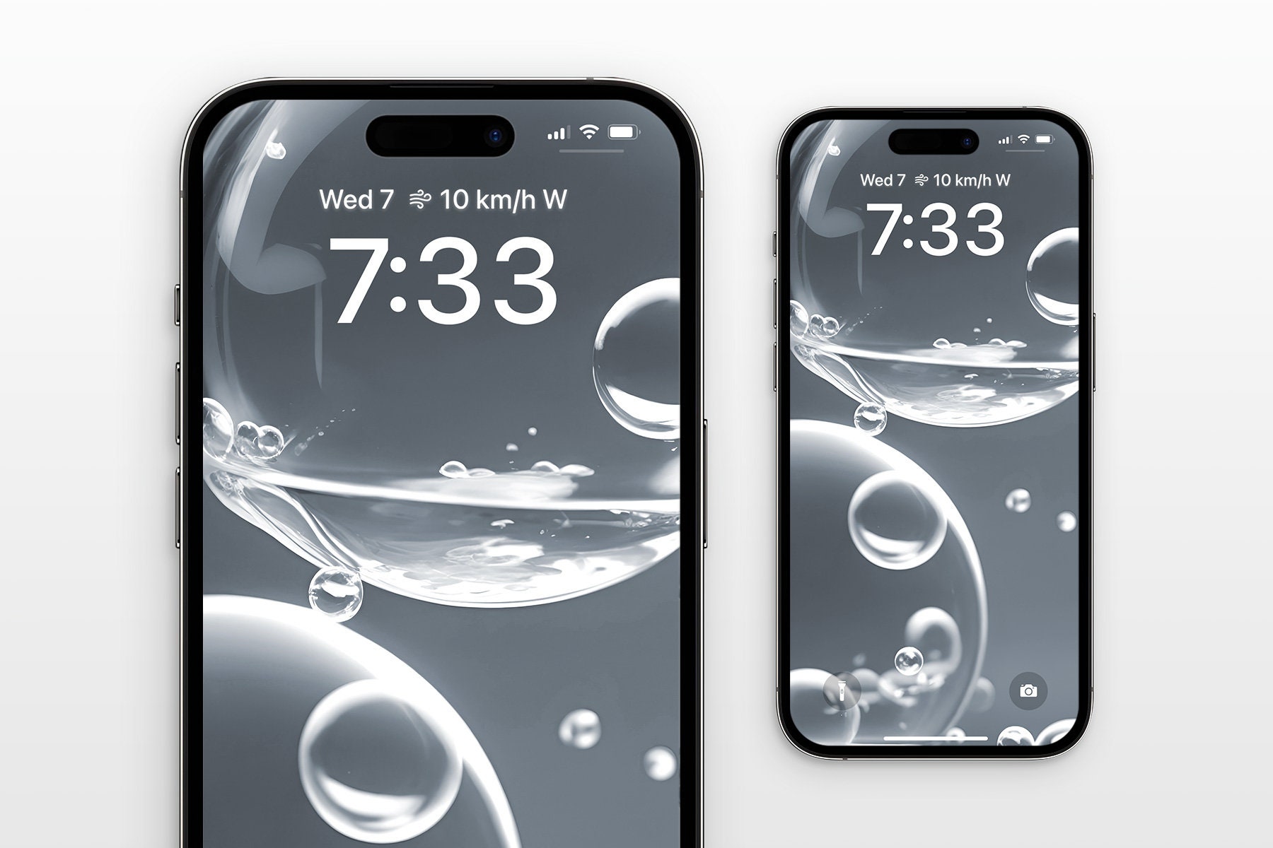 Crystal Clear Bubble iPhone Wallpaper Water Abstract Natural - Etsy