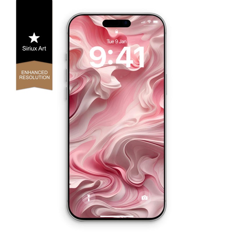 Wallpaper Pink Swirls - Etsy
