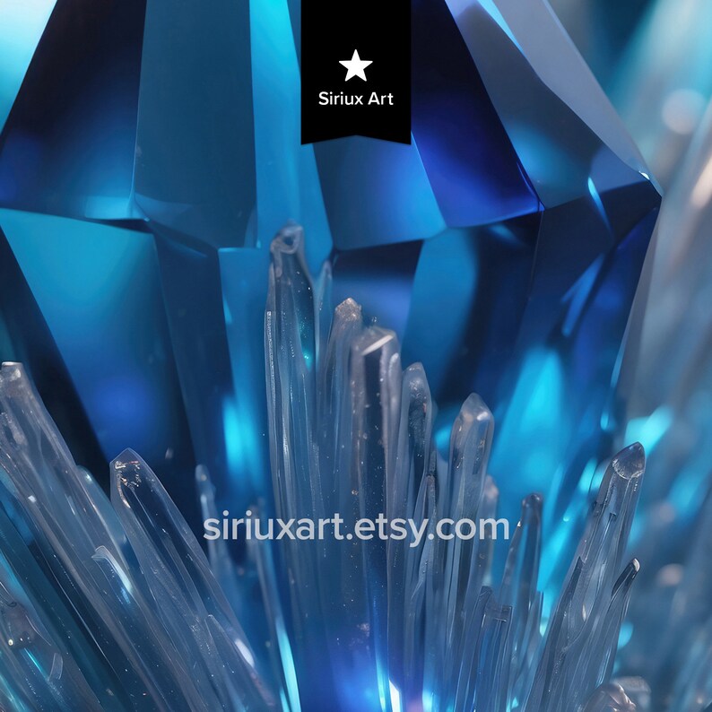 Galaxy S24 Ultra Blue Titanium Wallpaper Luminance Art, Alloy Crystal ...