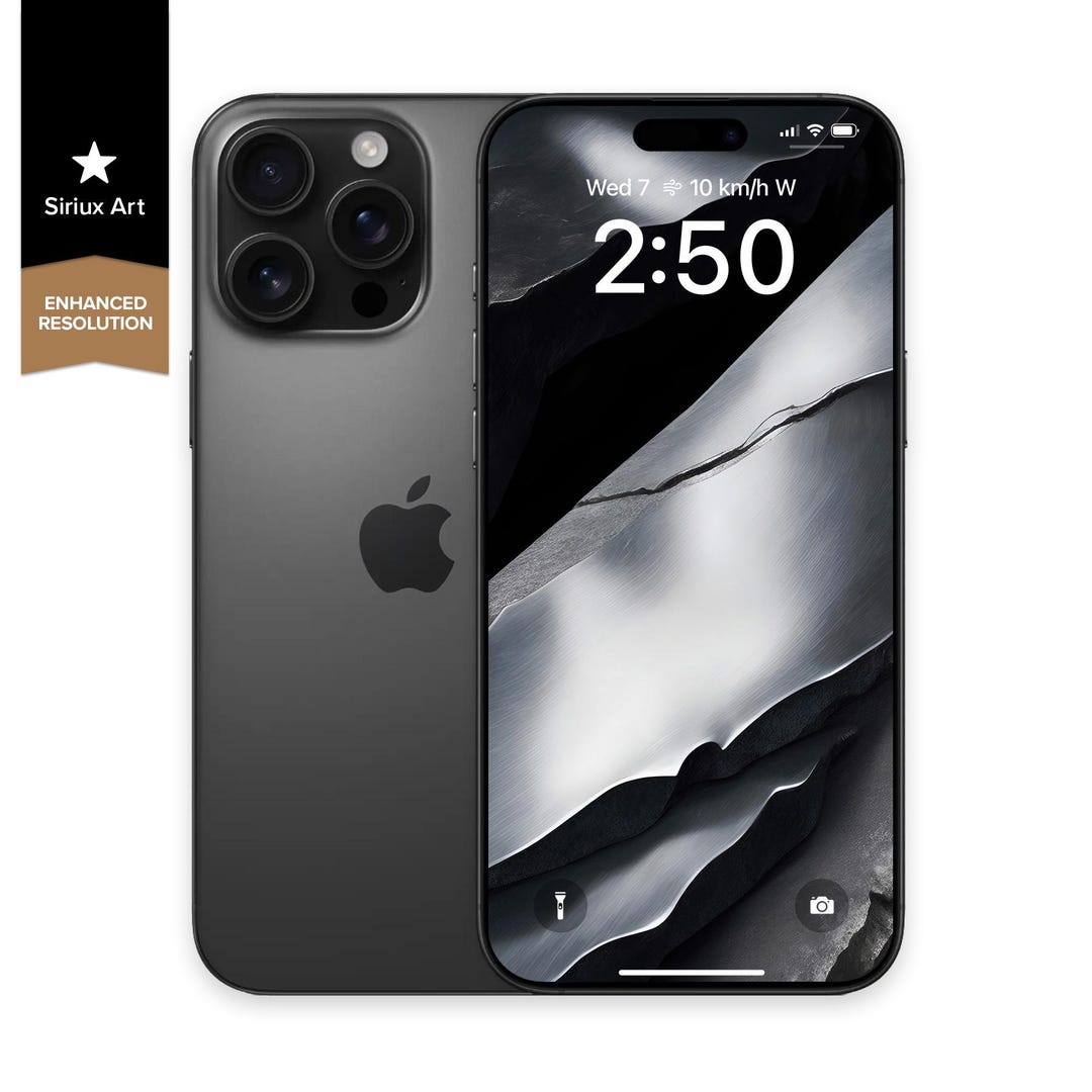 Black Titanium Phone Wallpaper Raw Metal | Elegant Aerospace Grade ...