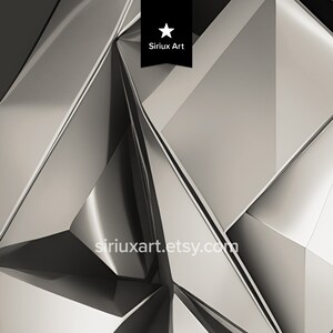 Natural Titanium Phone Wallpaper 3D Geometric | Aerospace Grade ...