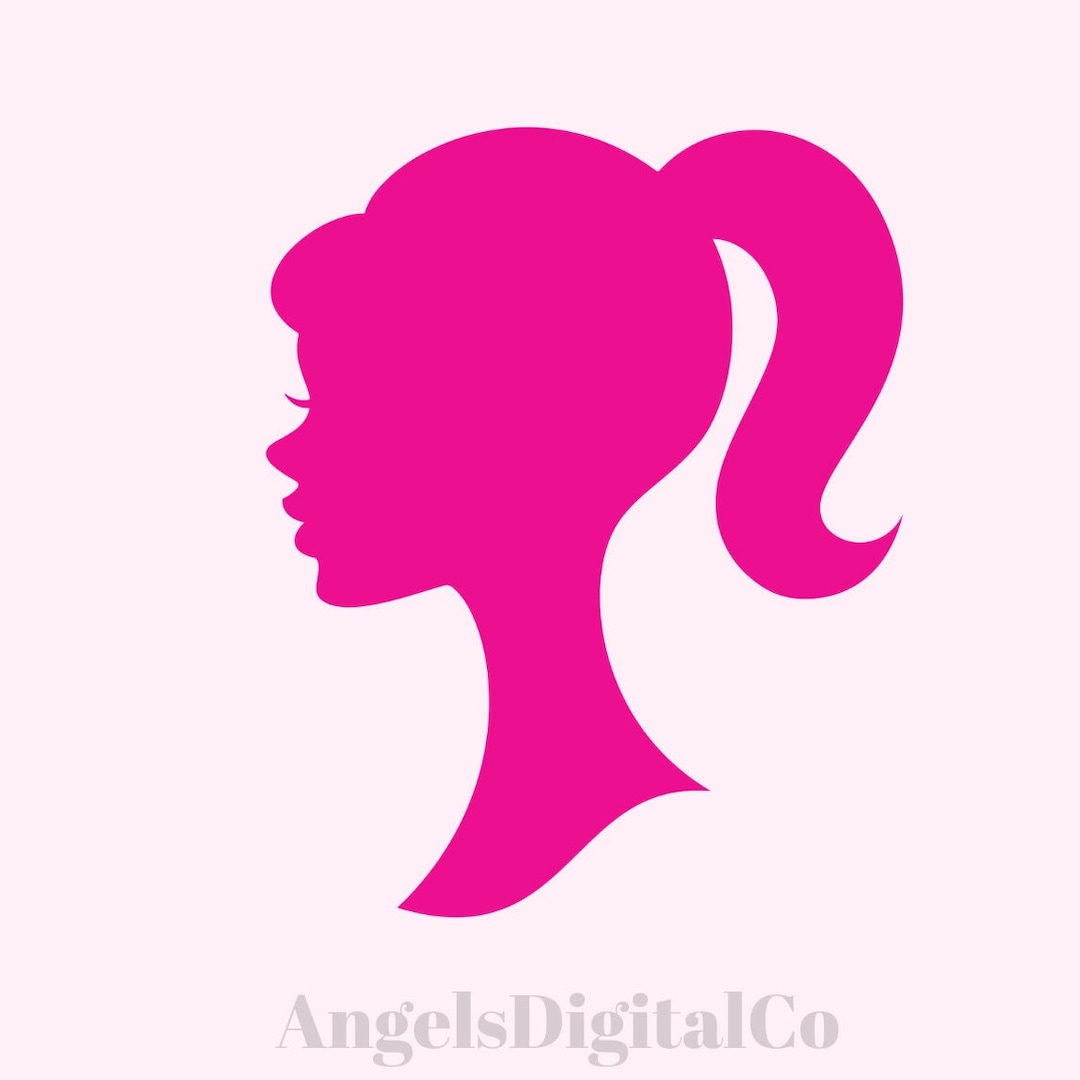 Barbie Head Svg, Barbie Icon Svg, Download digitale, Carattere Barbi ...