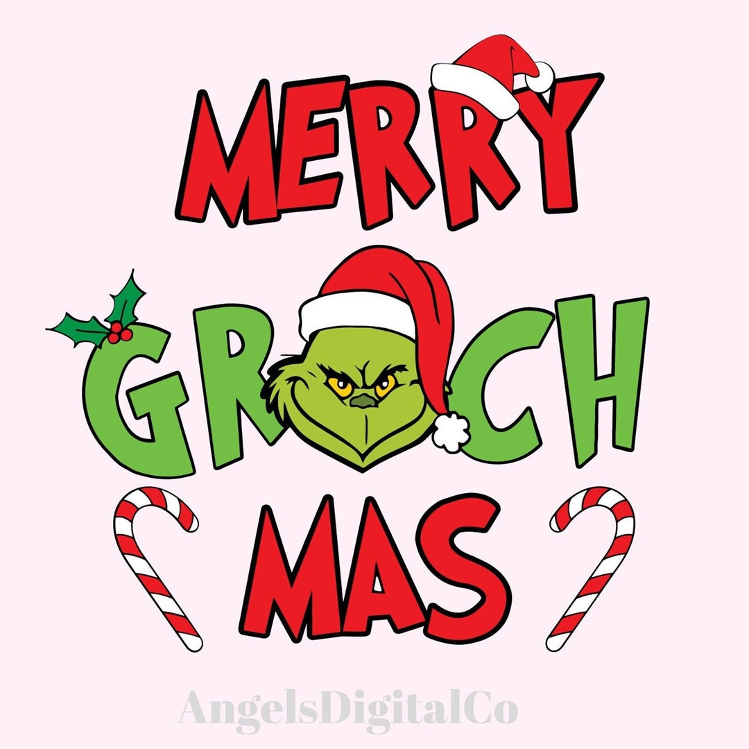 Merry Grinchmas Svg, Christmas Svg, Grinch Svg, Instant Download, Cut ...