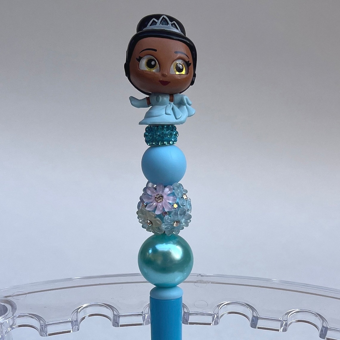 Doorable Princess and the Frog Beaded Pen, Retractable and Refillable ...