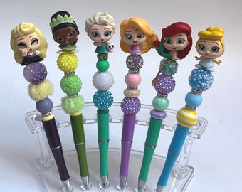 Doorable Starwars Beaded Pen, Retractable and Refillable Pens, Pen ...