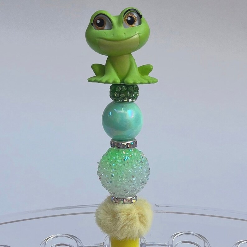Doorable Princess and the Frog Beaded Pen, Retractable and Refillable ...