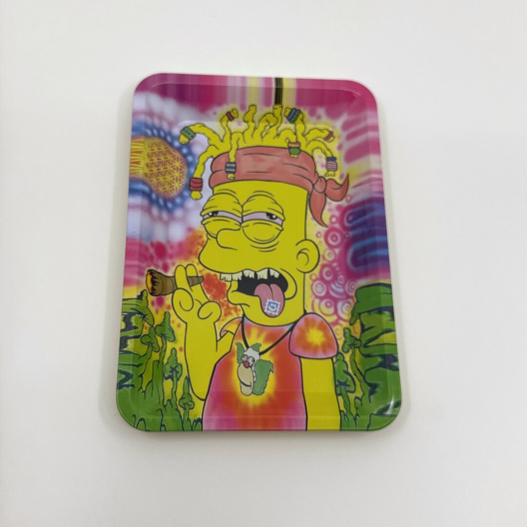 Groovy Bart Simpson Inspired Small Tray - Etsy