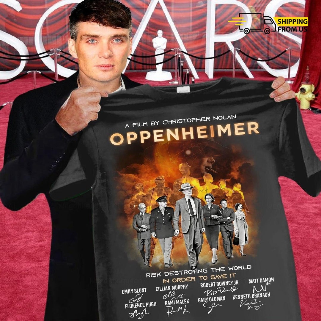 Oppenheimer T-shirt, Oppenheimer Movie Signature Shirt, Oppenheimer ...