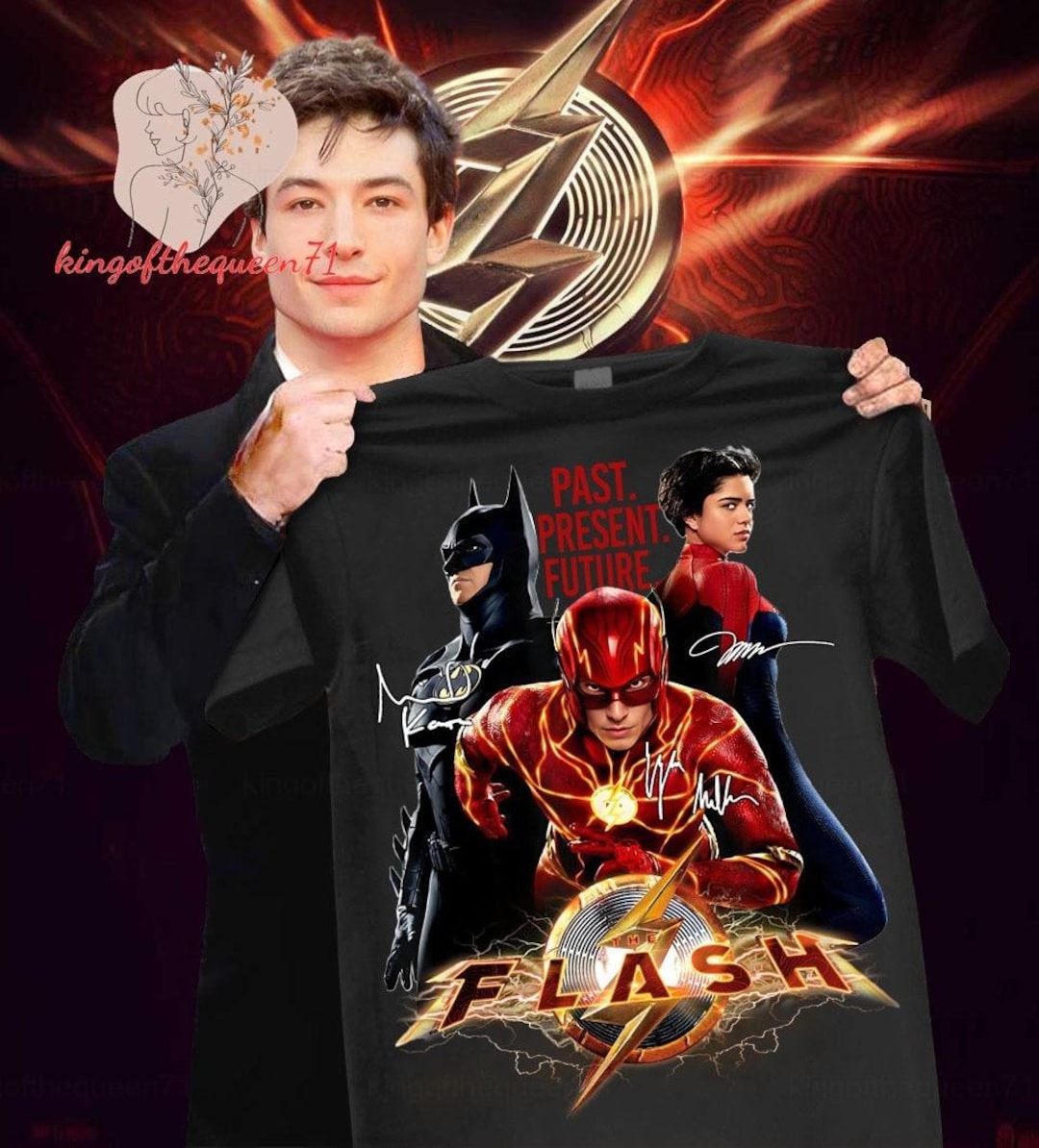 The Flash Avengers Signatures Shirt, Flash T-shirt, the Flash ...
