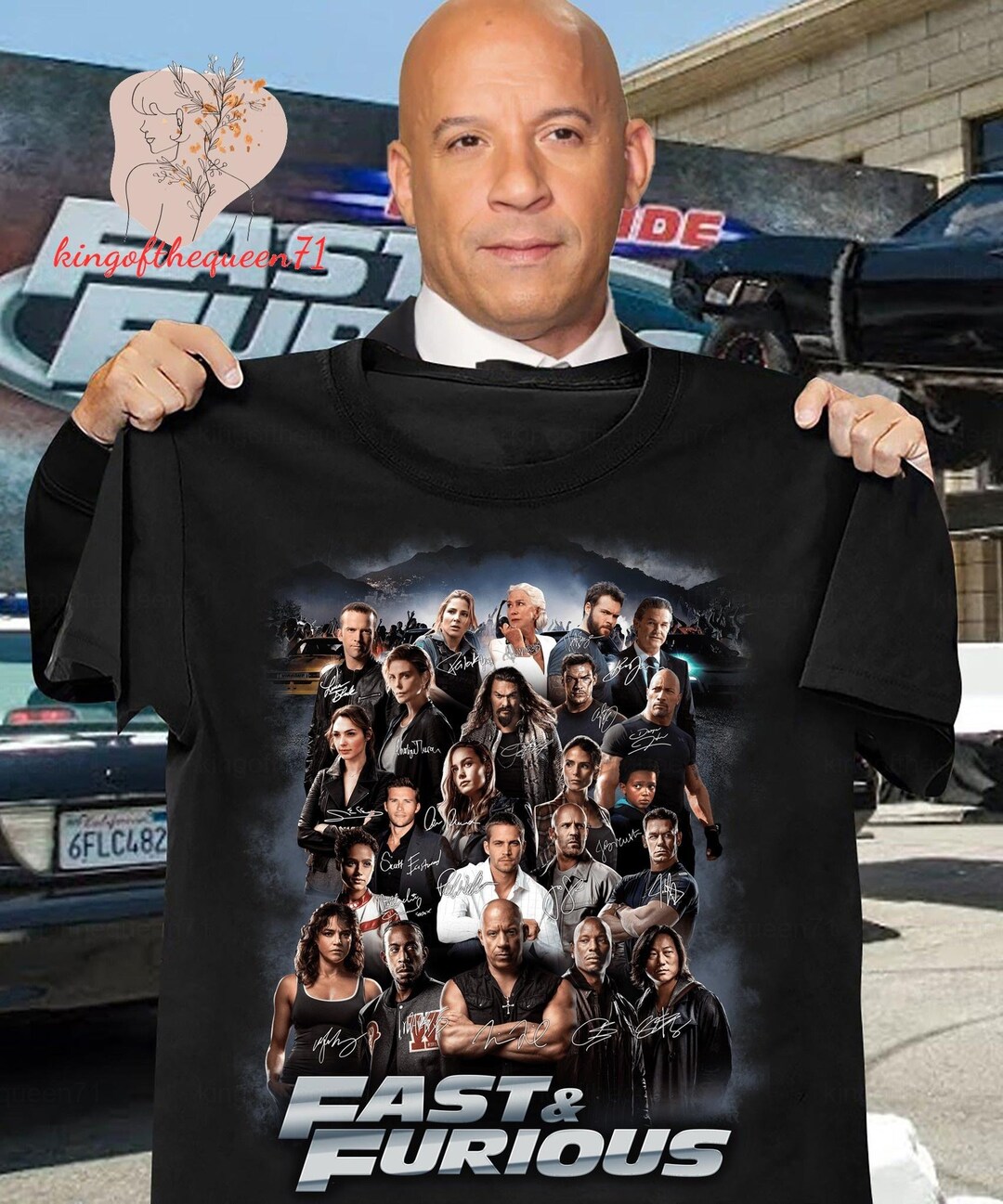 Fast X Movie Shirt, Fast and Furious Anniversary Signatures T-shirt ...