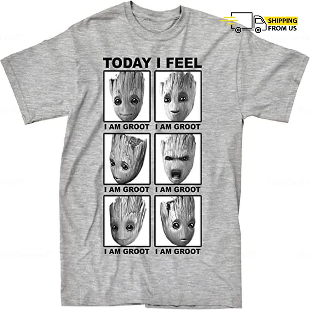 Groot Today I Feel I Am Groot T-shirt, Disney Groot Shirt, Marvel ...