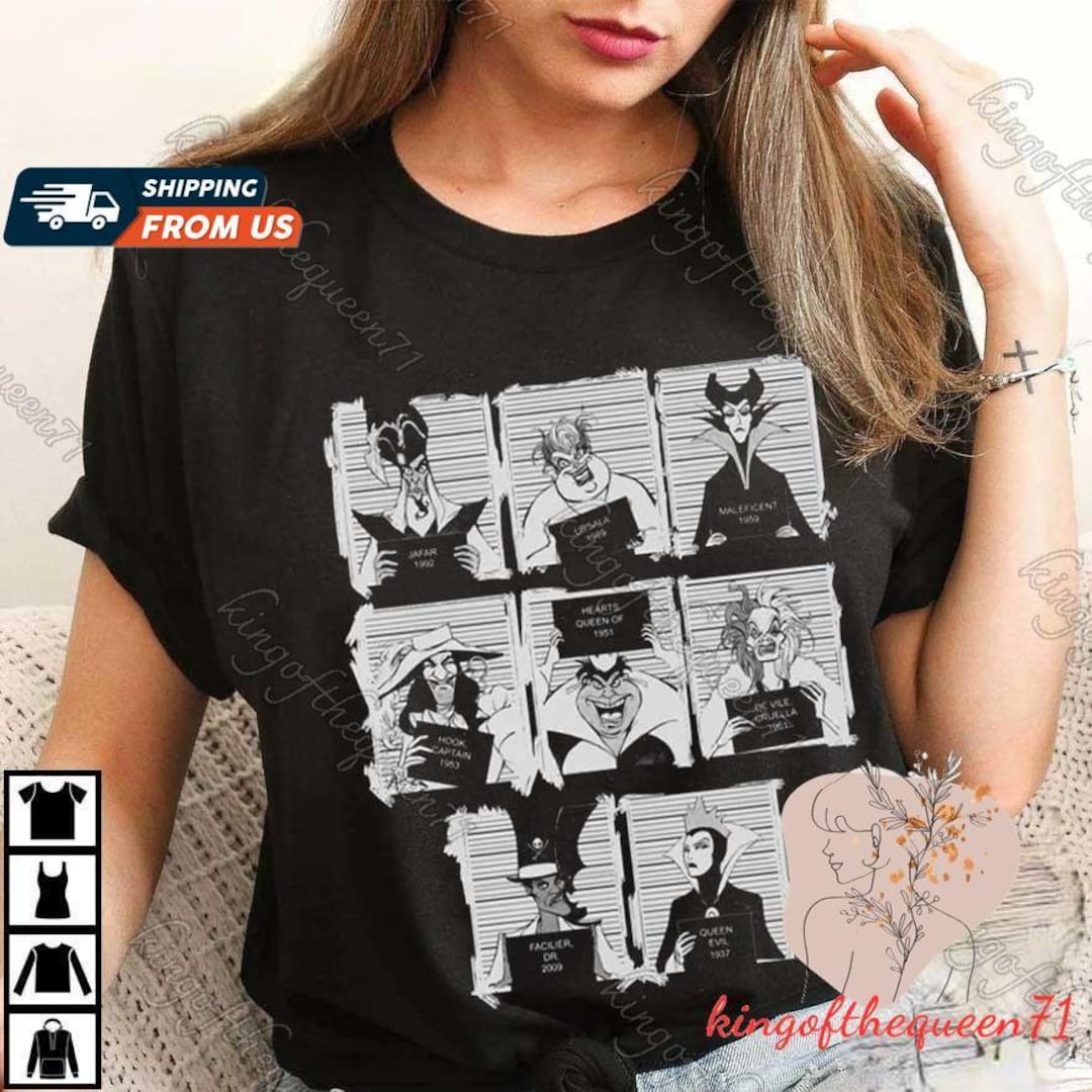 Disney Villains Evil Shirt, Villains Characters Shirt, Funny Villain ...