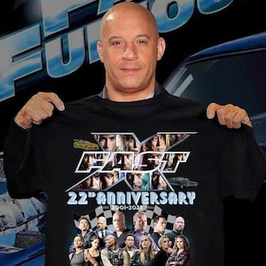 Fast and Furious Shirt, Fast and Furious Anniversary Shirt, Thank You ...