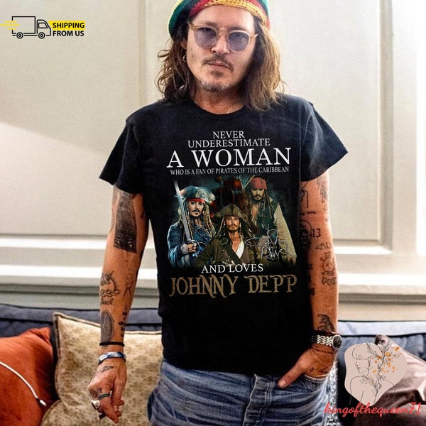 Johnny Depp T Shirt - Etsy