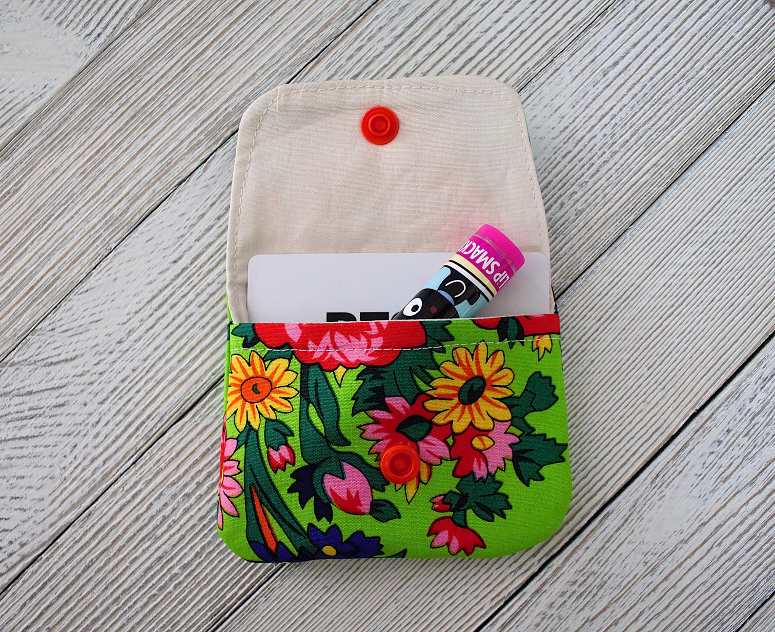 Small Snap Wallet, Coin Purse, Navajo Floral - Etsy