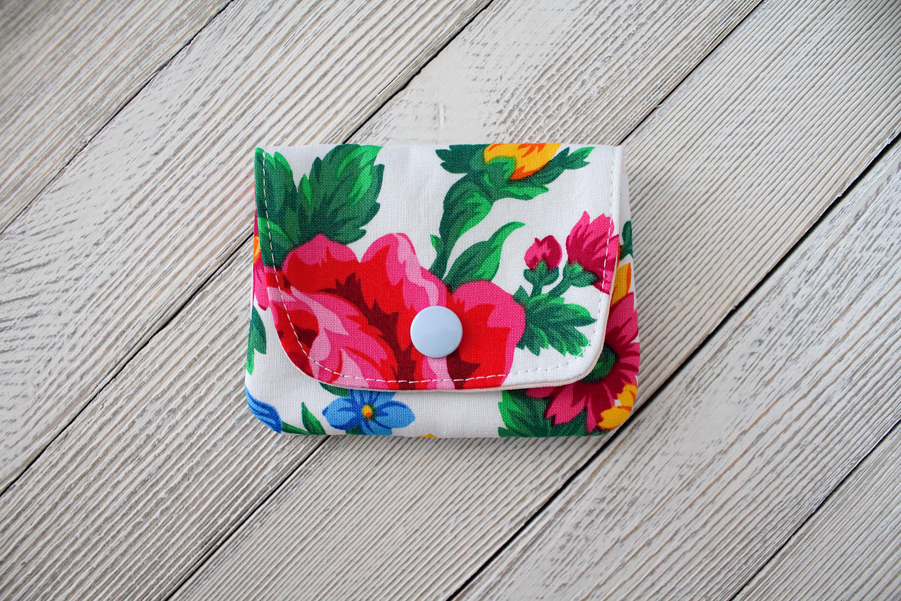 Small Snap Wallet, Coin Purse, Navajo Floral - Etsy