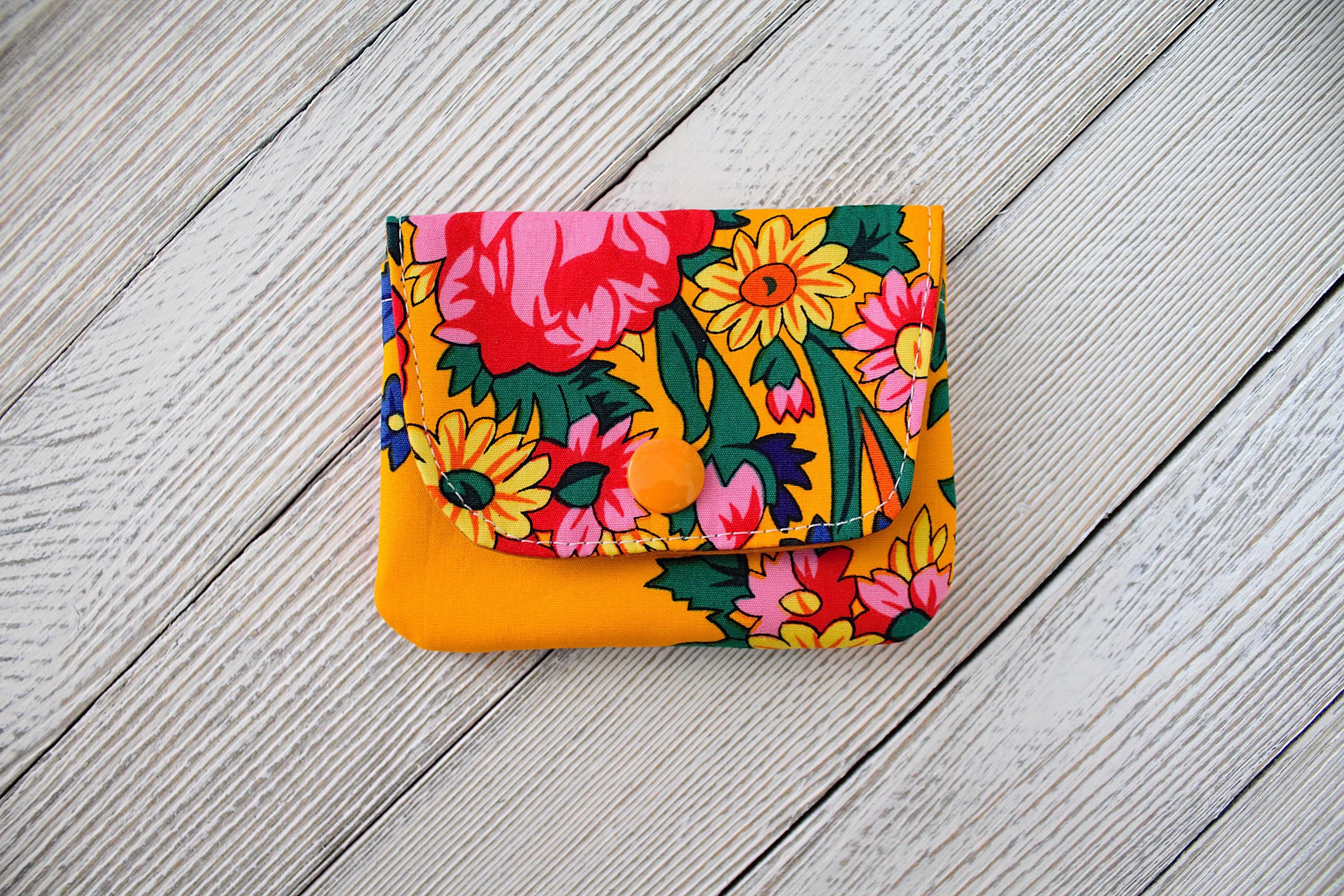 Small Snap Wallet, Coin Purse, Navajo Floral - Etsy