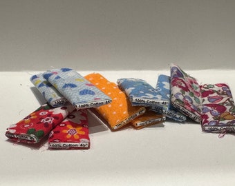 Miniature Dollhouse Bolts of Fabric - Etsy
