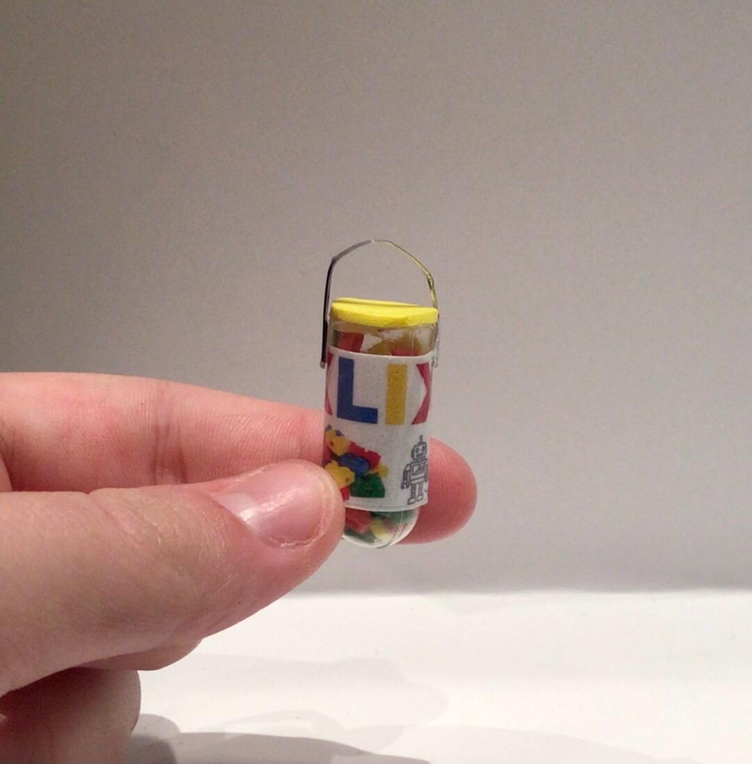 1:12 Miniature Dollhouse “klix” Toy Box/ Bucket - Etsy