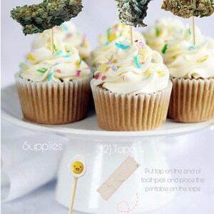 Weed Nugs Cake Toppers Printable - Etsy