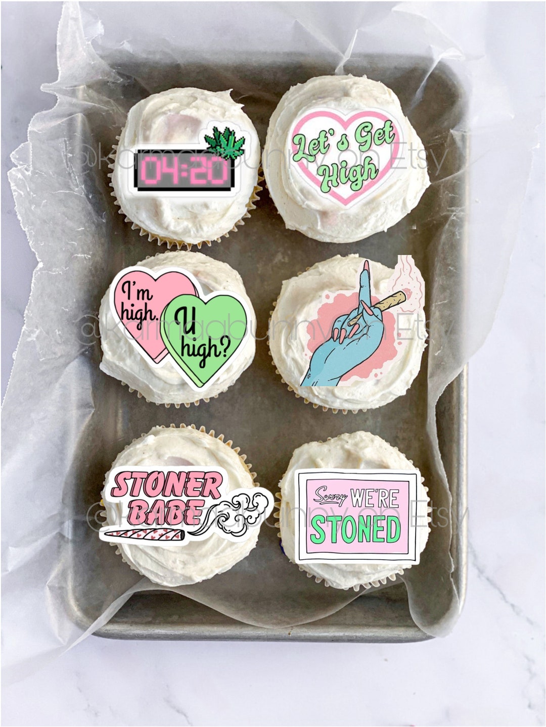 Girls Weed Cake Topper Printables - Etsy