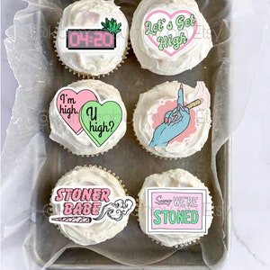 Girls Weed Cake Topper Printables - Etsy