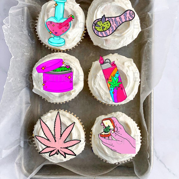 Marijuana Cake Topper Svg - Etsy