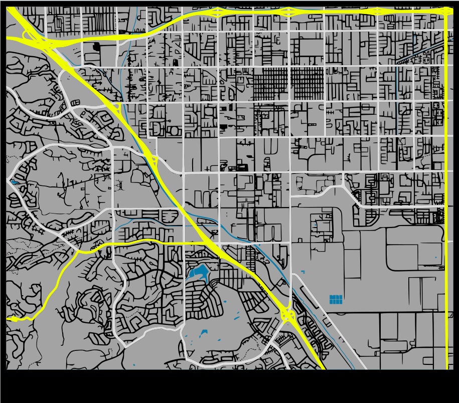Layered City Maps - SVG File Any City on Request - Etsy