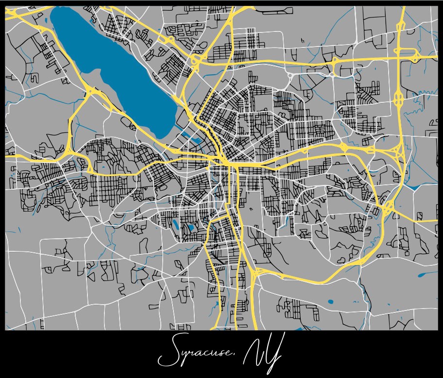 Layered City Maps - SVG File Any City on Request - Etsy