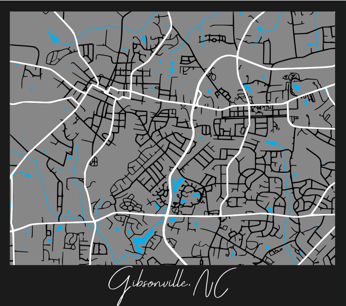 Layered City Maps - SVG File Any City on Request - Etsy