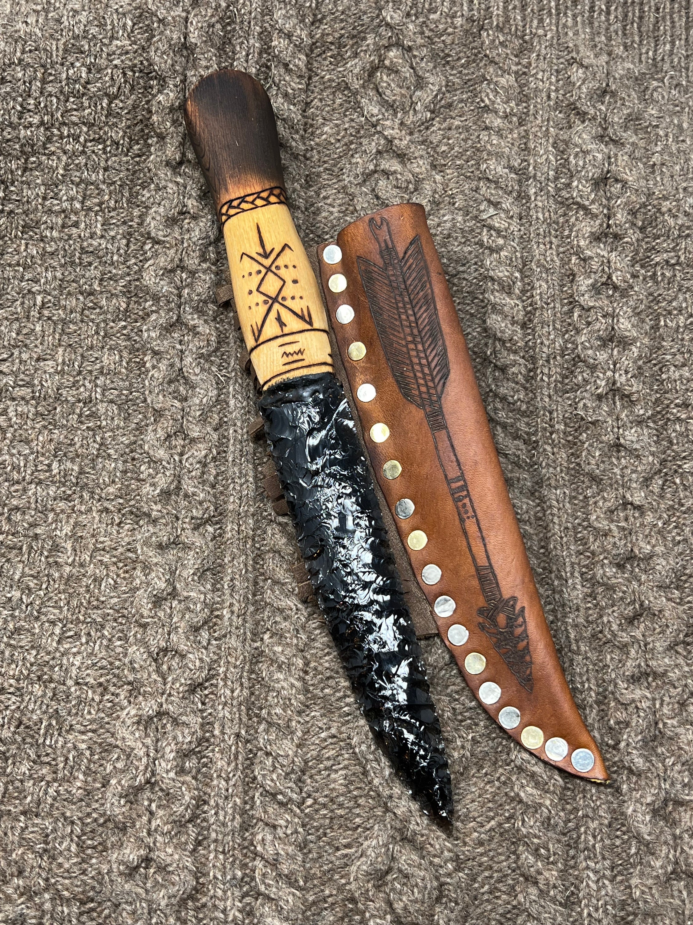 Obsidian Knife - Etsy