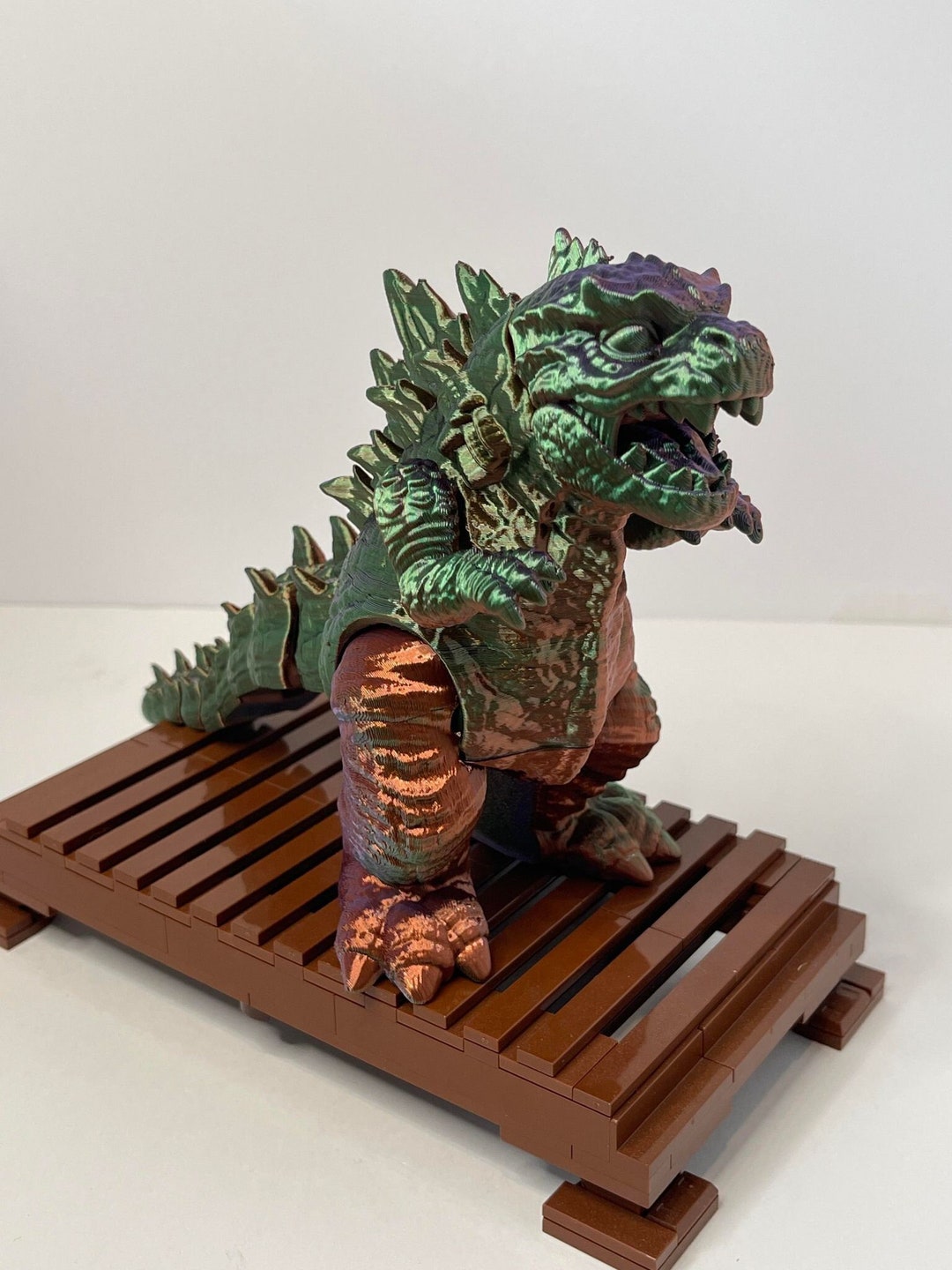 3D Printed Articulate King Jira Stlflix Authorized Seller Fidget Toy - Etsy